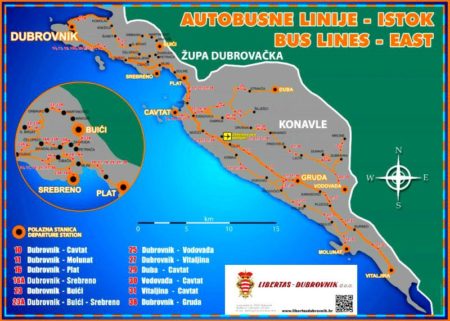 Tourist Map of Dubrovnik, Croatia - Croatia Wise