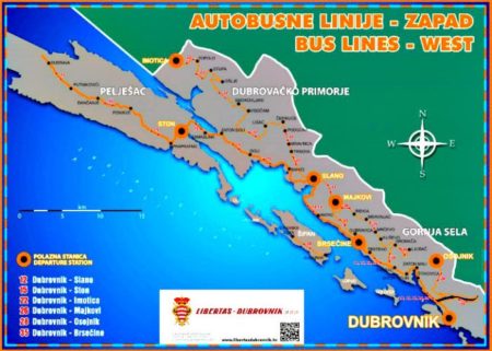 Tourist Map of Dubrovnik, Croatia - Croatia Wise