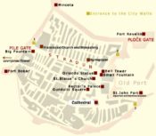 Tourist Map of Dubrovnik, Croatia - Croatia Wise