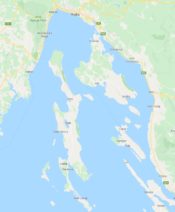 Map Of Kvarner, Croatia - Croatia Wise