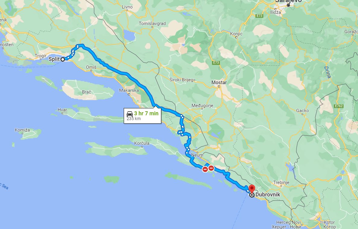 How to Get from Dubrovnik to Split by Bus, Car, Boat, or Plane (and ...